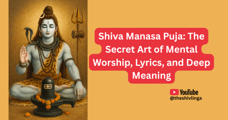 Shiva Manasa Puja Lyrics & English Meaning | theshivling